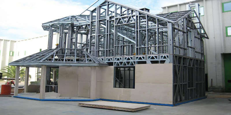 Application of steel structure in residence-WANJINLONG